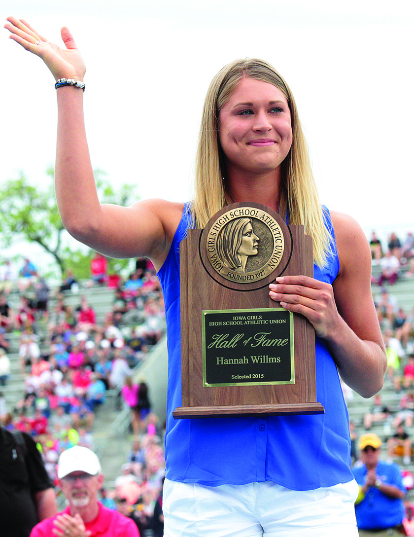Reluctant star Willms enters IGHSAU T & F Hall of Fame | The Grundy ...