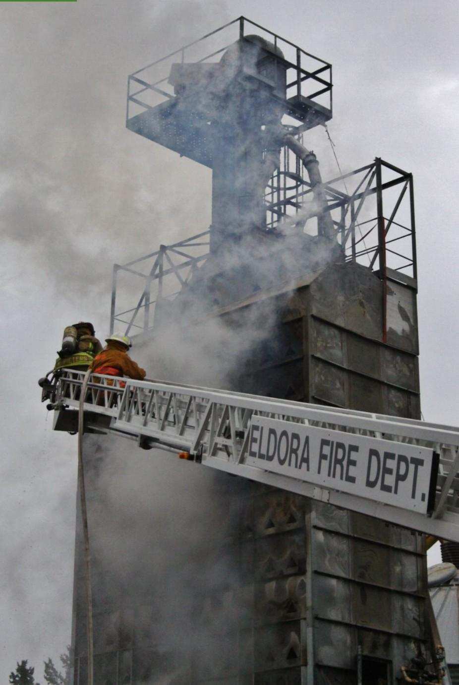 Wellsburg Fire Dept. responds to grain bin blaze | The Grundy Register